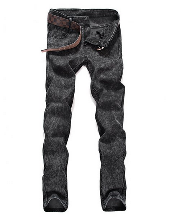 Men's Jeans • Black Snow Washed Denim - ALT Finery