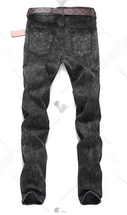 Men's Jeans • Black Snow Washed Denim - ALT Finery
